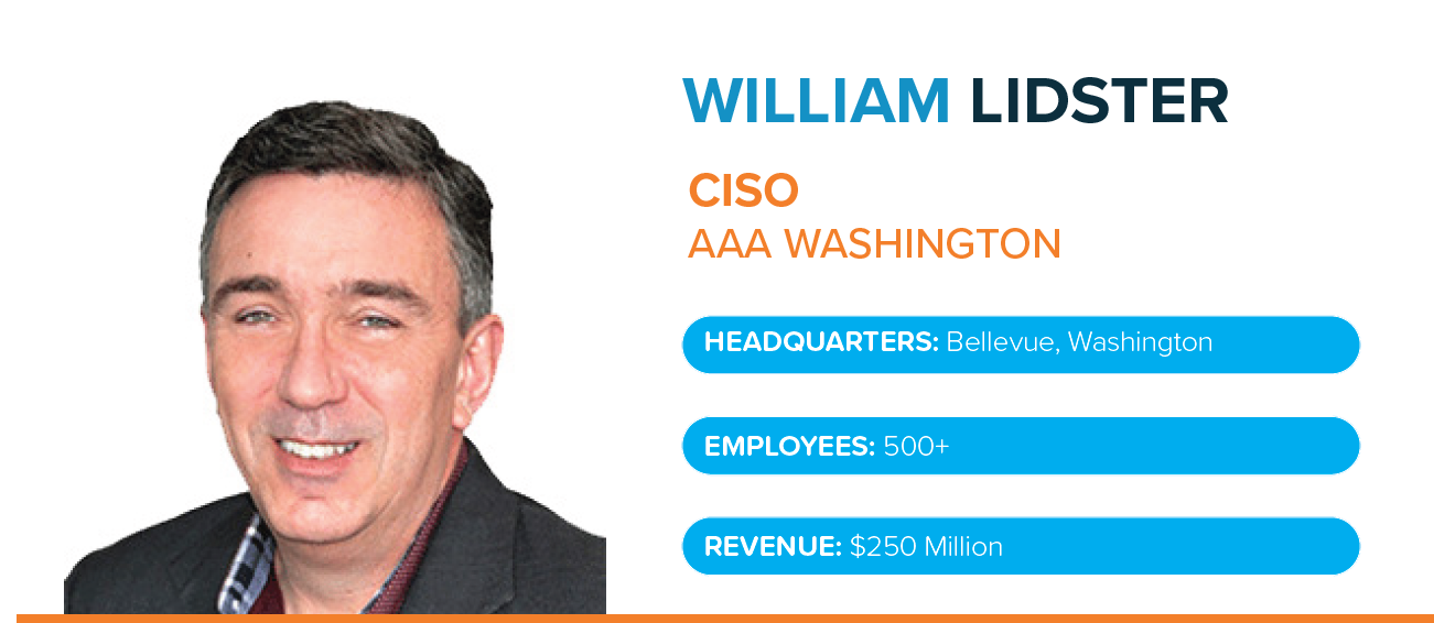 Profile: William Lidster, CISO, AAA Washington